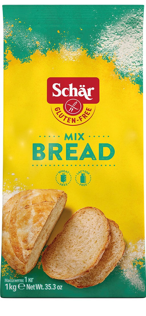 Schär Mix B Bread-Mix milti maisījums maizes cepšanai, bez glutēna, 1kg ...