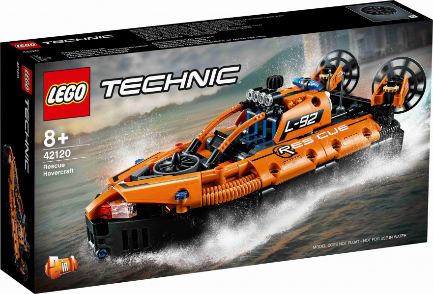 # 42120 LEGO® Technic Glābšanas transportlīdzeklis uz gaisa spilvena, 8 ...