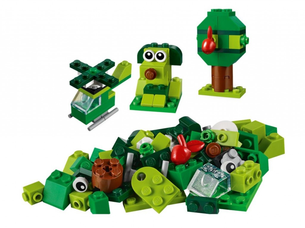 11007 LEGO® Classic Radošie zaļie klucīši, 4+ gadi 11007/2/+ | LEGO ...