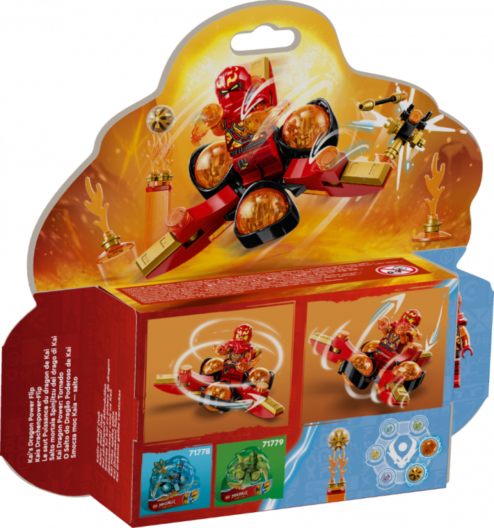71777 LEGO® Ninjago Kai Pūķa spēka spindžitsu salto, 6+ gadi, 2023 gada ...