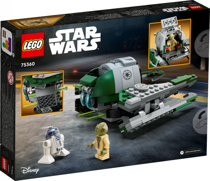 75360 LEGO® Star Wars™ Yoda’s Jedi Starfighter™, 8+ gadi, 2023 gada ...