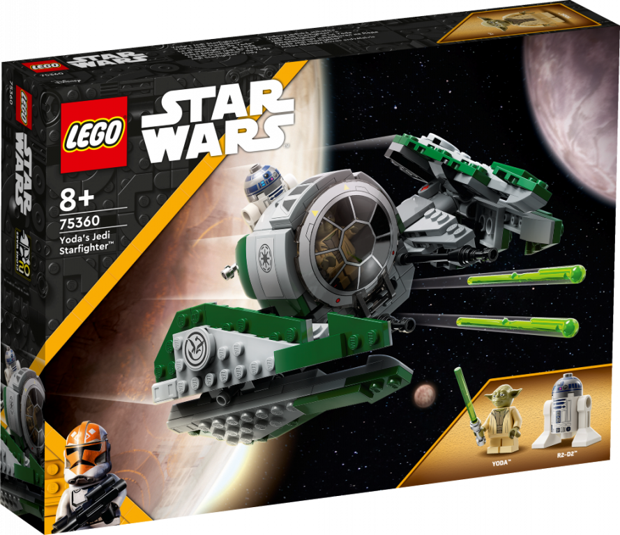 75360 LEGO® Star Wars™ Yoda’s Jedi Starfighter™, 8+ gadi, 2023 gada ...