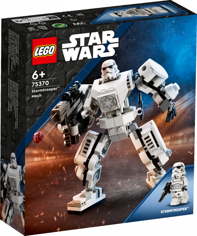 75370 LEGO® Star Wars™ Stormtrooper™ robots, 6+ gadi, 2023 gada modelis ...