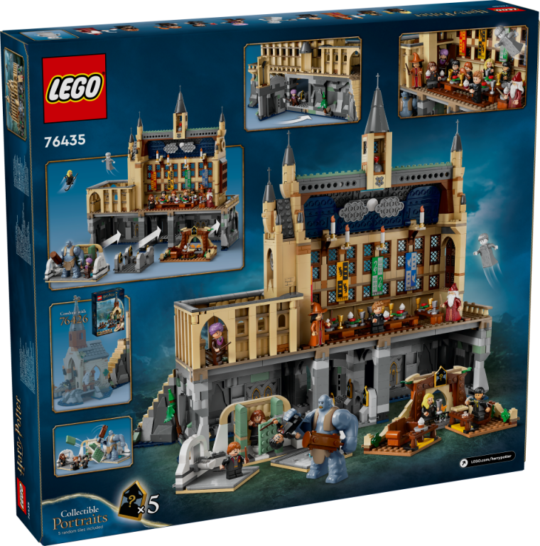 76435 LEGO® Harry Potter™ Cūkkārpas pils: Lielā zāle, 10+ gadi, 2024 ...