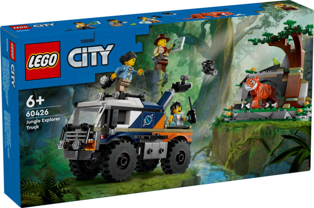 60426 LEGO® City Džungļu pētnieka bezceļu automašīna, 6+ gadi, 2024 ...